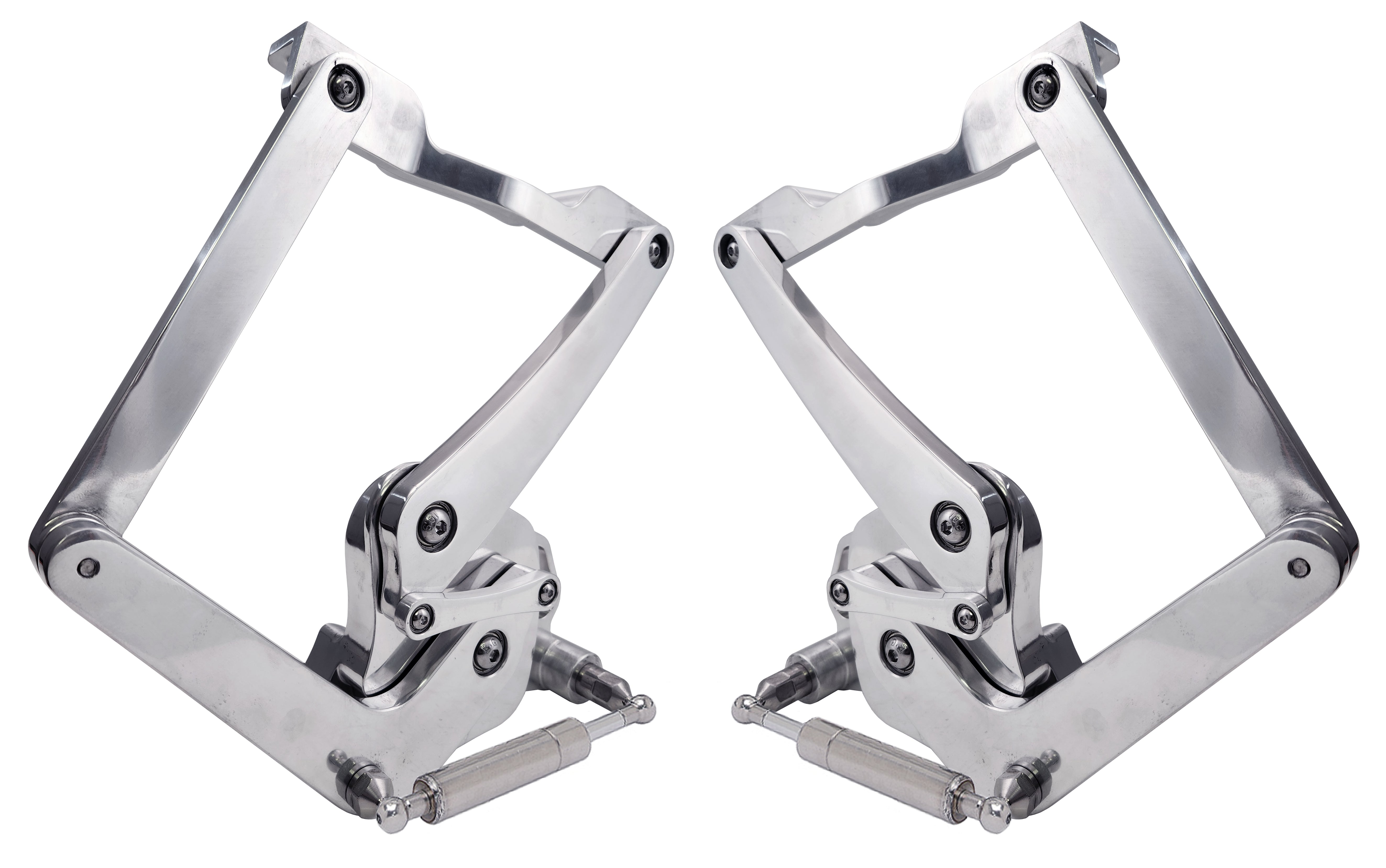 HOOD HINGES,60-66 CHEVY TRUCK,POLISHED – Southwest Speed