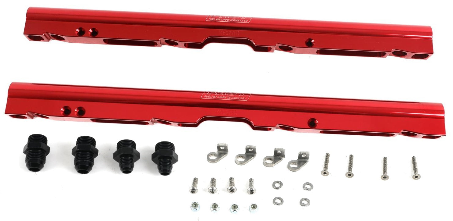 FAST LSXR BILLET FUEL RAIL KIT,LS2,RED – Southwest Speed