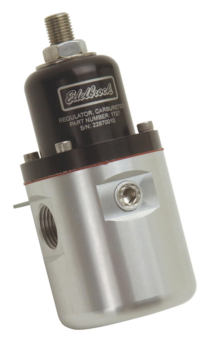 EDELBROCK FUEL PRESSURE REGULATOR,CARBURATED,ADJUSTABLE,NON BYPASS,160 ...