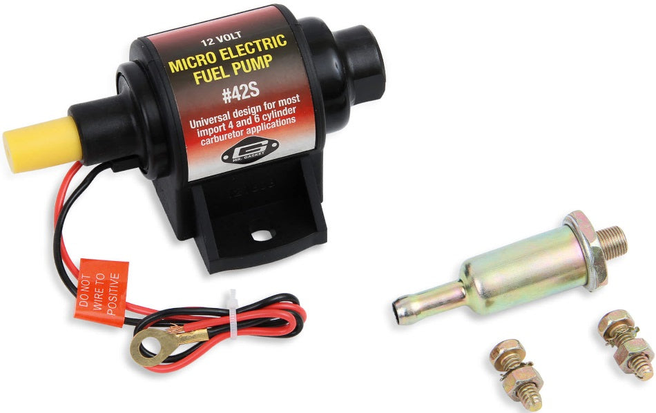 FUEL PUMP,ELECTRIC,28GPH,2-3.5PSI,5 /16" PO – Southwest Speed