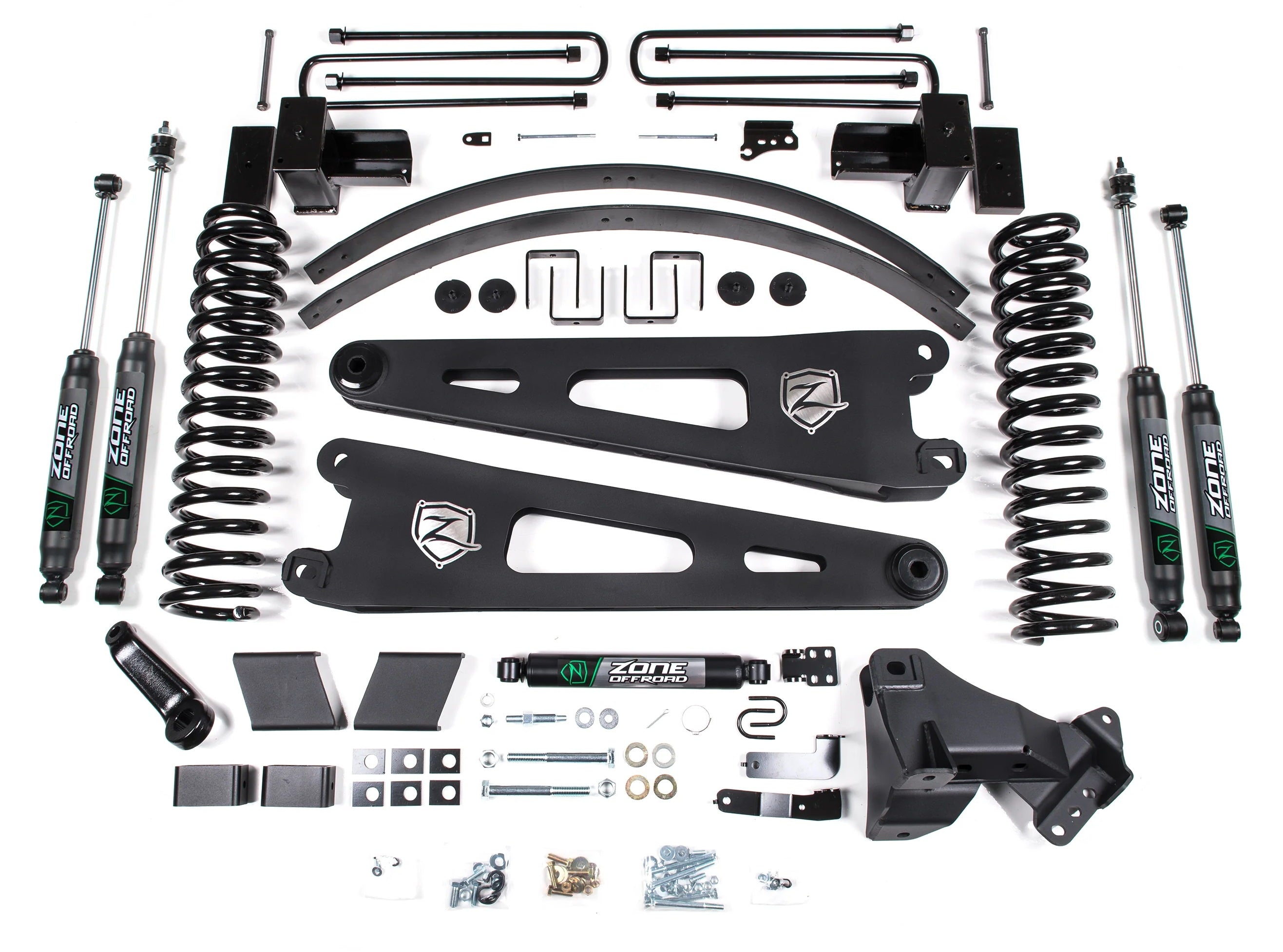 ZONE 2017-2019 F250,F350 4WD DIESEL W/ OVERLOAD 6" SUSPENSION LIFT KIT ...